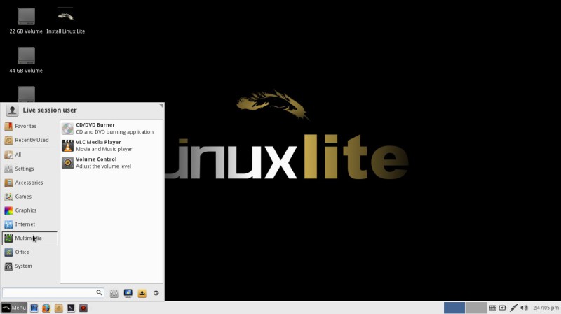 Linux Lite 2.8 XFCE basado en Ubuntu