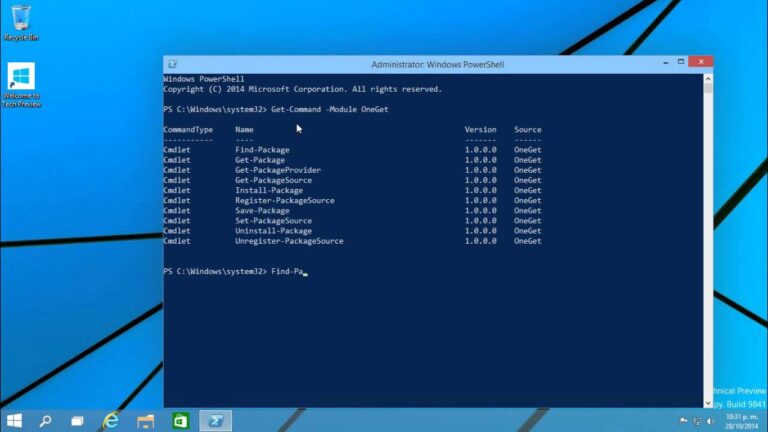 Installing packages on Windows with Windows Package Manager