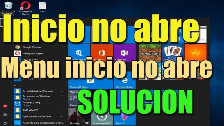 Solución: ¿Cómo Arreglar el Menu de Inicio de Windows 10 que No se Abre?