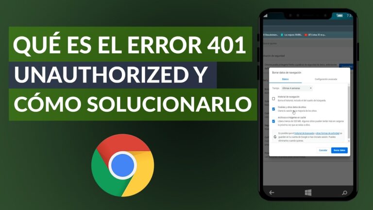 ¿Qué es el error 401 en la SAT?