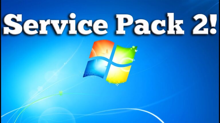 Instale windows 7 service pack 2