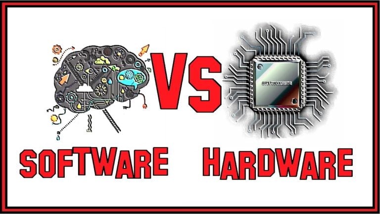 Jaký je rozdíl mezi hardwarem a softwarem?