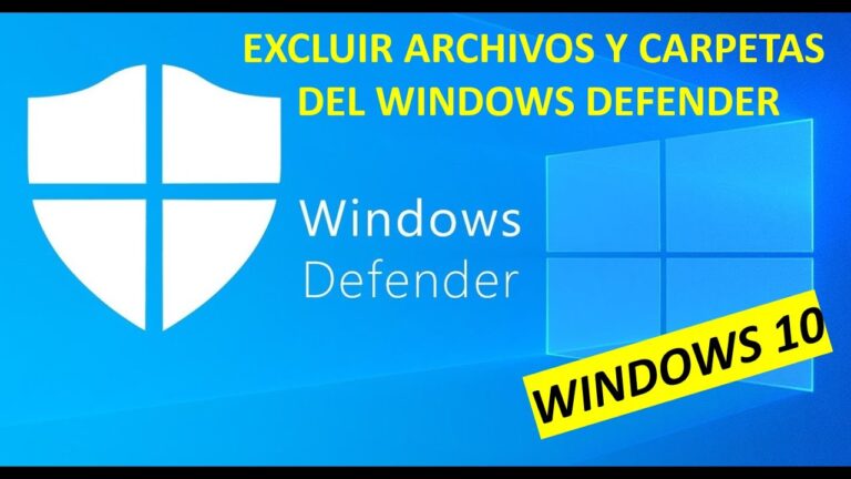 Excluir carpeta Windows Defender: Guía paso a paso