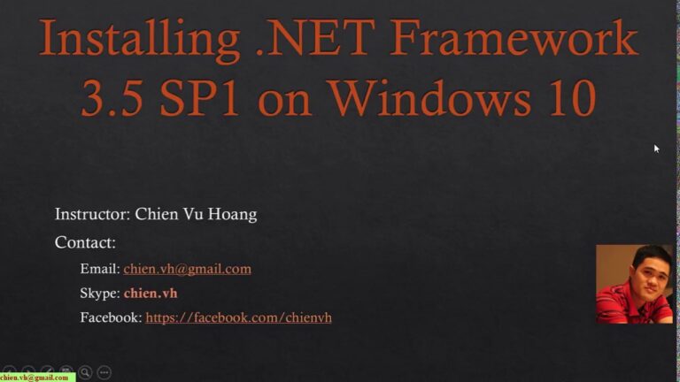 Windows 10 install net framework 3 5 sp1