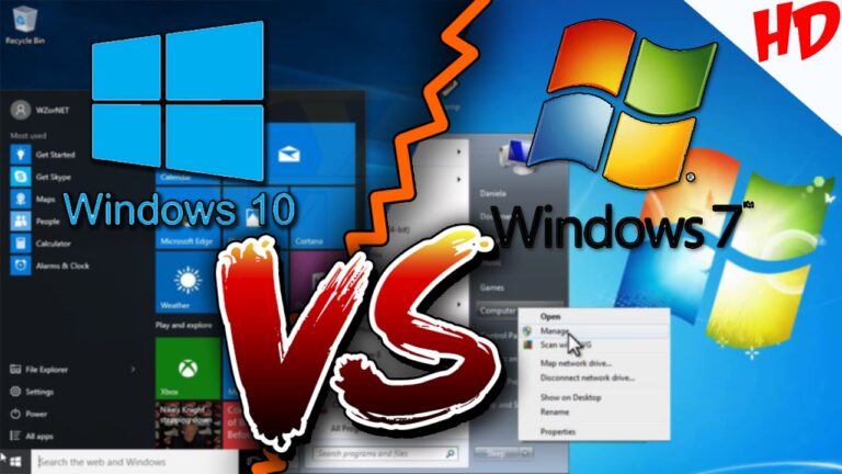 Qual sistema operacional Windows é melhor: 10 ou 7?