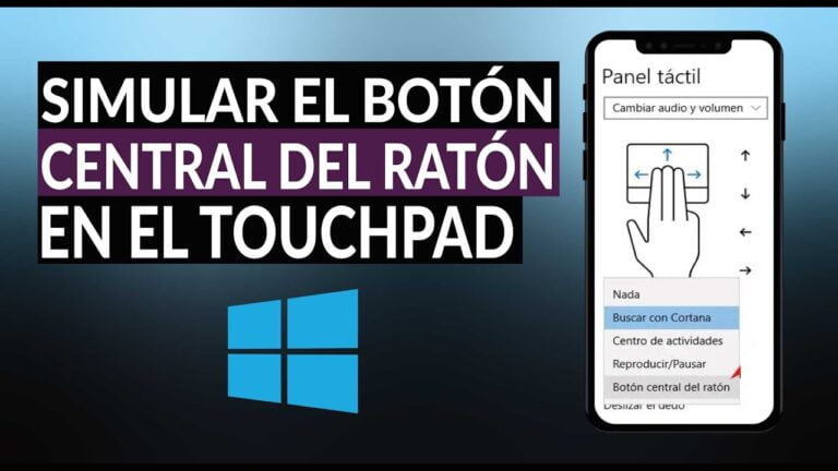 Using the middle mouse button and touchpad in Windows