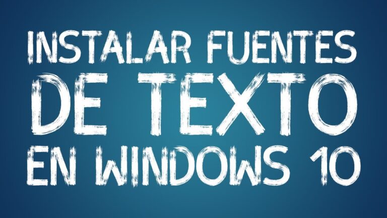 Instalar Fuentes en Windows 10: Guía Paso a Paso para Principiantes