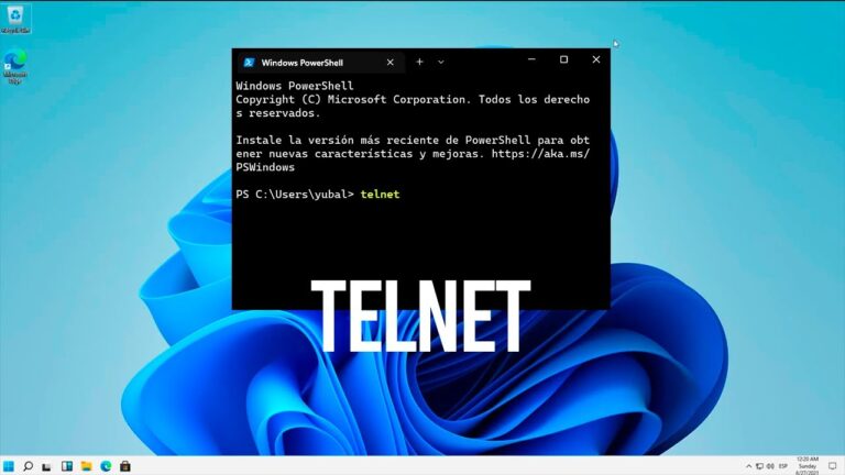 Instalar el cliente telnet en windows 10