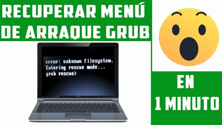 Resolviendo Errores de Arranque con Grub Rescue en Windows 10