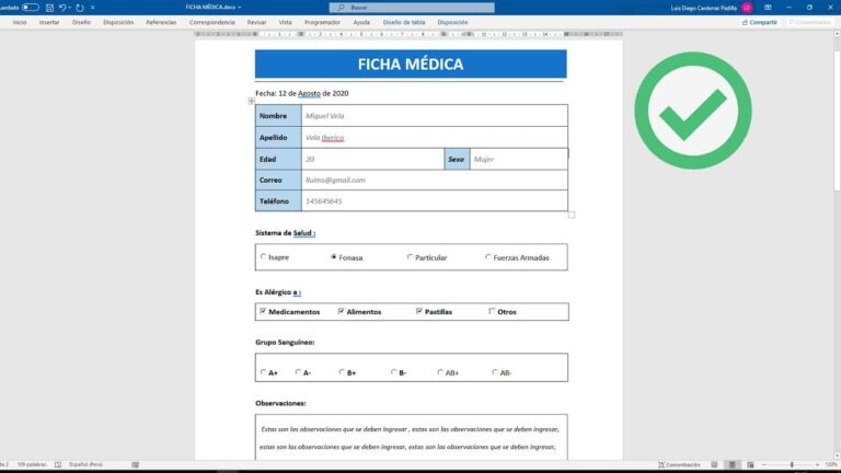 ¿Cómo se hace un formulario en Word?