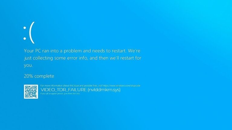 How to fix video tdr failure blue screen error on Windows 10