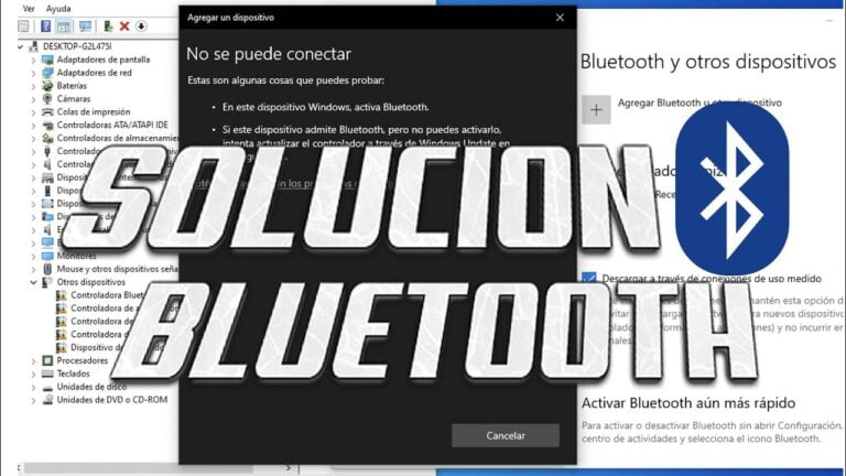 Solucionar Error Código 43: Dispositivo Bluetooth Windows 10 Detenido
