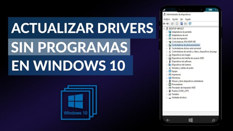 ¿Cómo se actualizan los controladores de Windows 10?