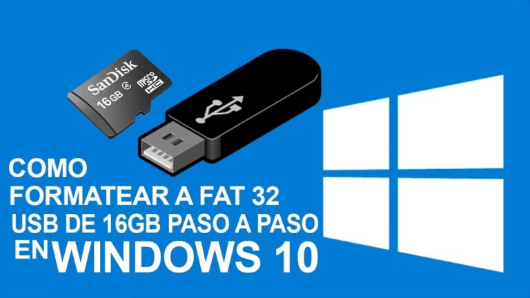 Formatear USB a FAT32 en Windows 10: Guía Paso a Paso