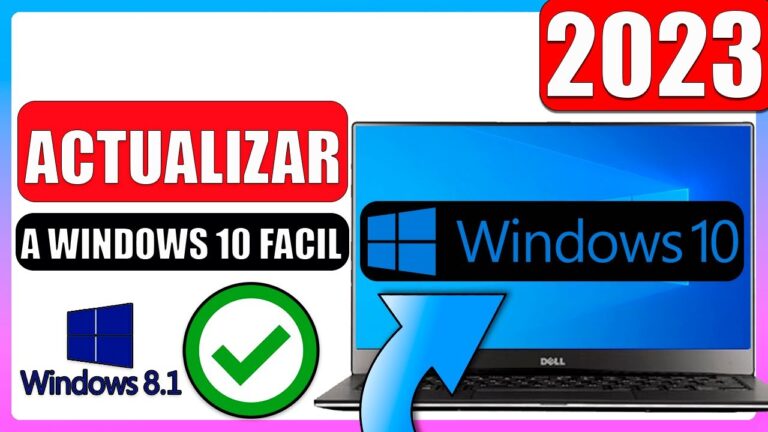 Actualiza tu Windows 8.1 a Windows 10: Paso a paso Guía de Instalación