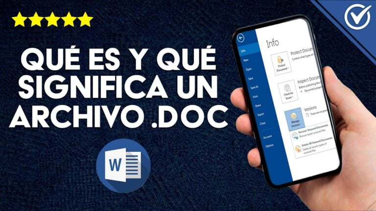¿Qué es un documento en formato doc?