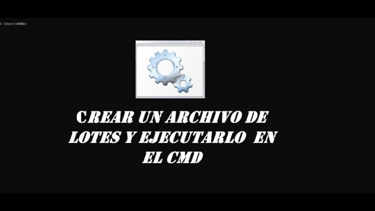 Cómo Hacer Un Bat En Windows