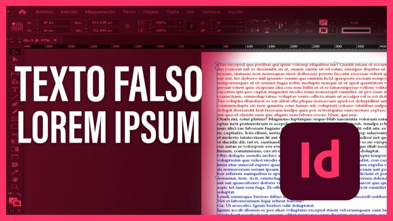 How to fill with dummy text in InDesign?