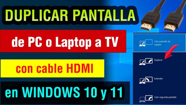 Connecting a PC to an HDMI TV in Windows 10 | Step-by-Step Guide
