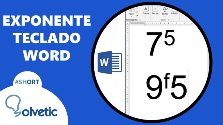 ¿Cómo hacer exponentes en el teclado de la computadora?
