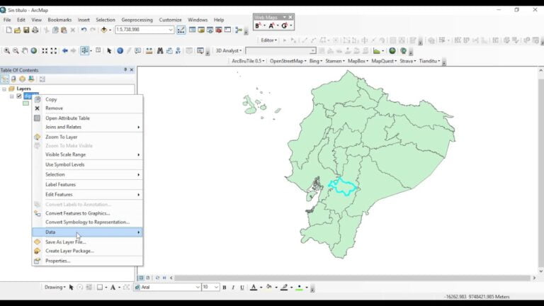 ¿Cómo Exportar un shapefile?