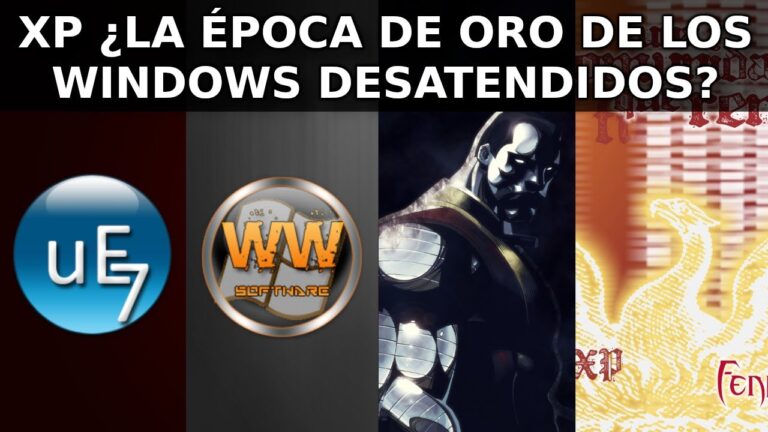 ¿Qué Windows estaba antes del XP?