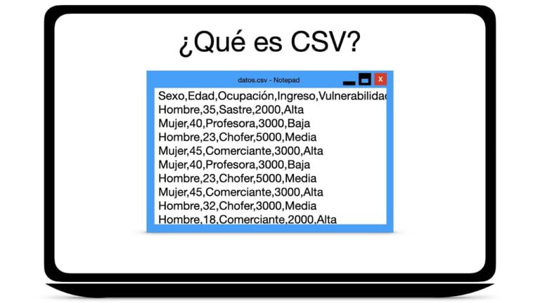¿Qué es CSV en Excel?