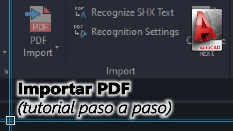 Comment ouvrir un PDF dans AutoCAD 2020