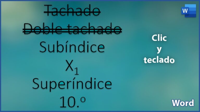 ¿Cómo tachar una palabra con el teclado?