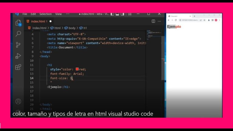 How to change font type and size in HTML?