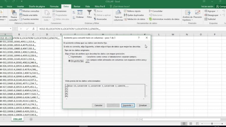 ¿Cómo separar un archivo CSV en Excel?