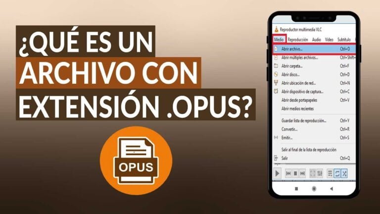 ¿Qué es un archivo opus?