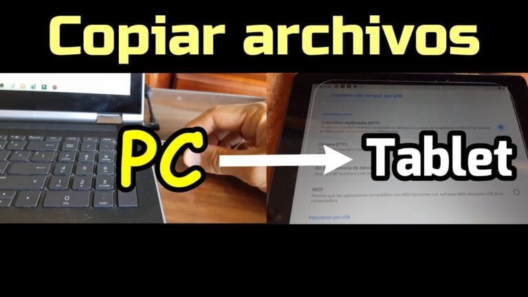 How to transfer files to a tablet?
