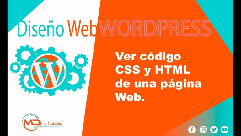 ¿Cómo ver el HTML y CSS de una página web?
