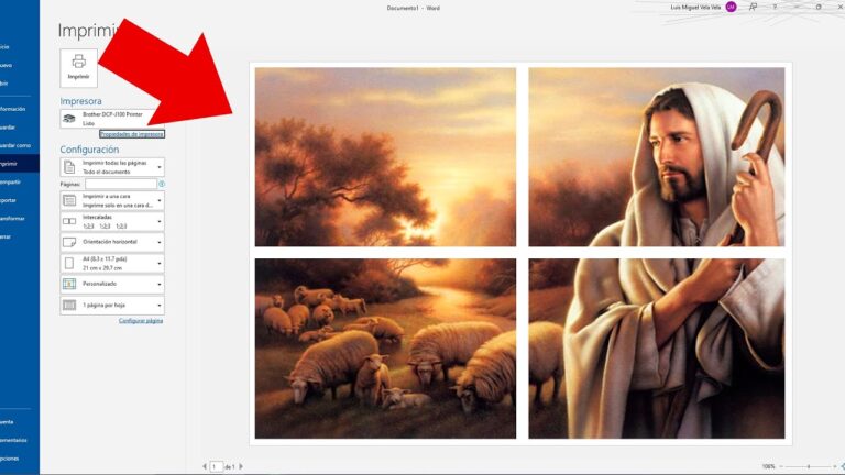 ¿Cómo imprimir tamaño póster en Windows 10?