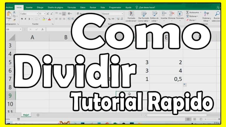 Hvordan opdeler man en hel kolonne i Excel?