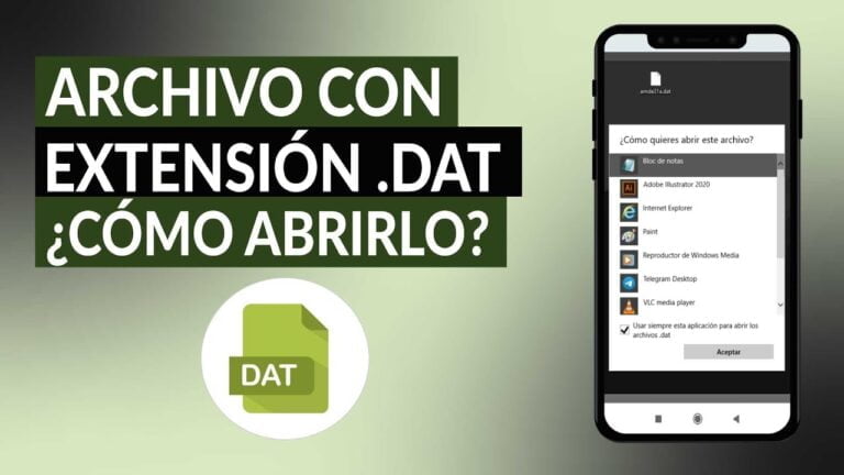 What does the dat extension mean?