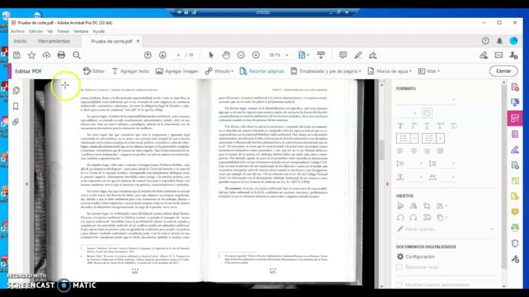 ¿Cómo recortar PDF en Acrobat?