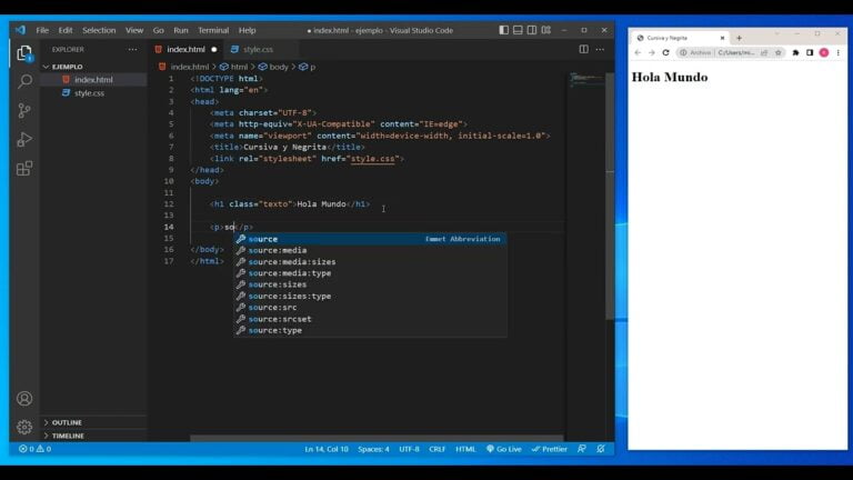 ¿Cómo poner negrita y cursiva en HTML?
