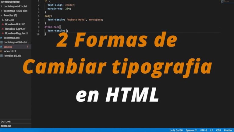 ¿Cómo poner estilos de letras en CSS?