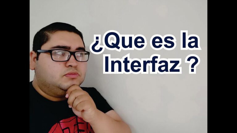 ¿Qué es la interfaz de entrada y salida?