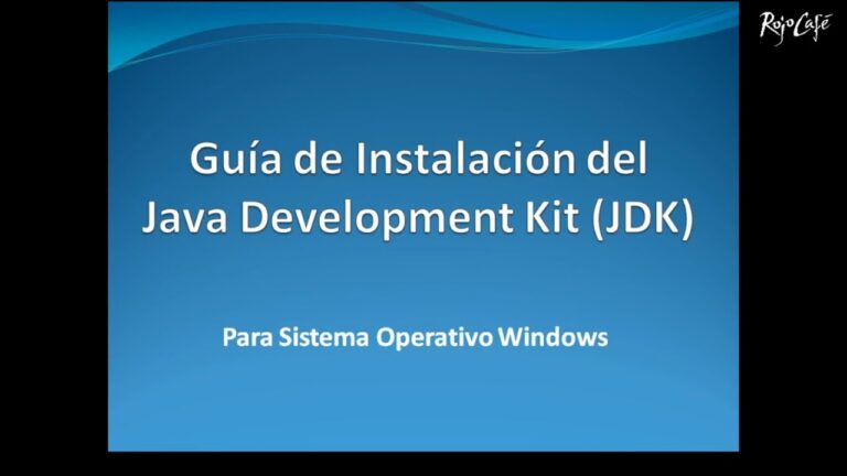 ¿Cómo instalar Java JDK en Windows 7 64 bits?