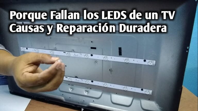 ¿Cuáles son los LED de un televisor?