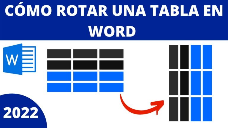 How to make a horizontal table in Word?