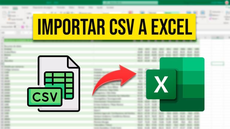 ¿cómo Leer Un Archivo Csv En Excel