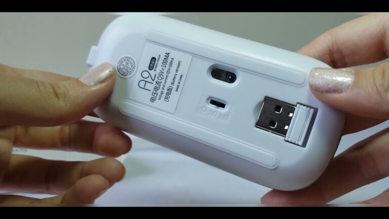 ¿Cómo saber si un mouse inalámbrico está cargando?