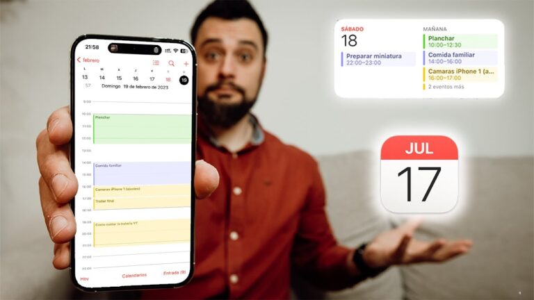 ¿Cómo editar el calendario de mi iPhone?
