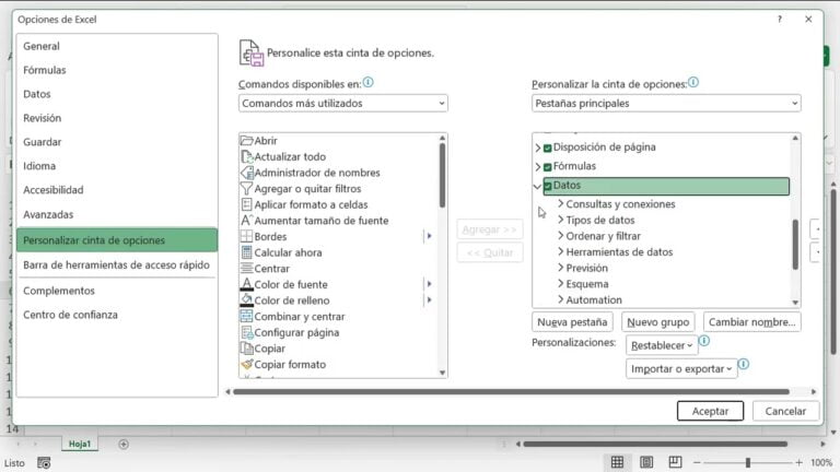 ¿Cómo activar Acrobat en Excel?
