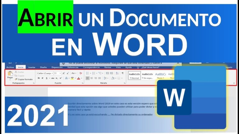 Como abrir um novo documento no Word?