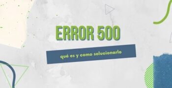 ¿Cuál es el error 500 de la página del SAT?